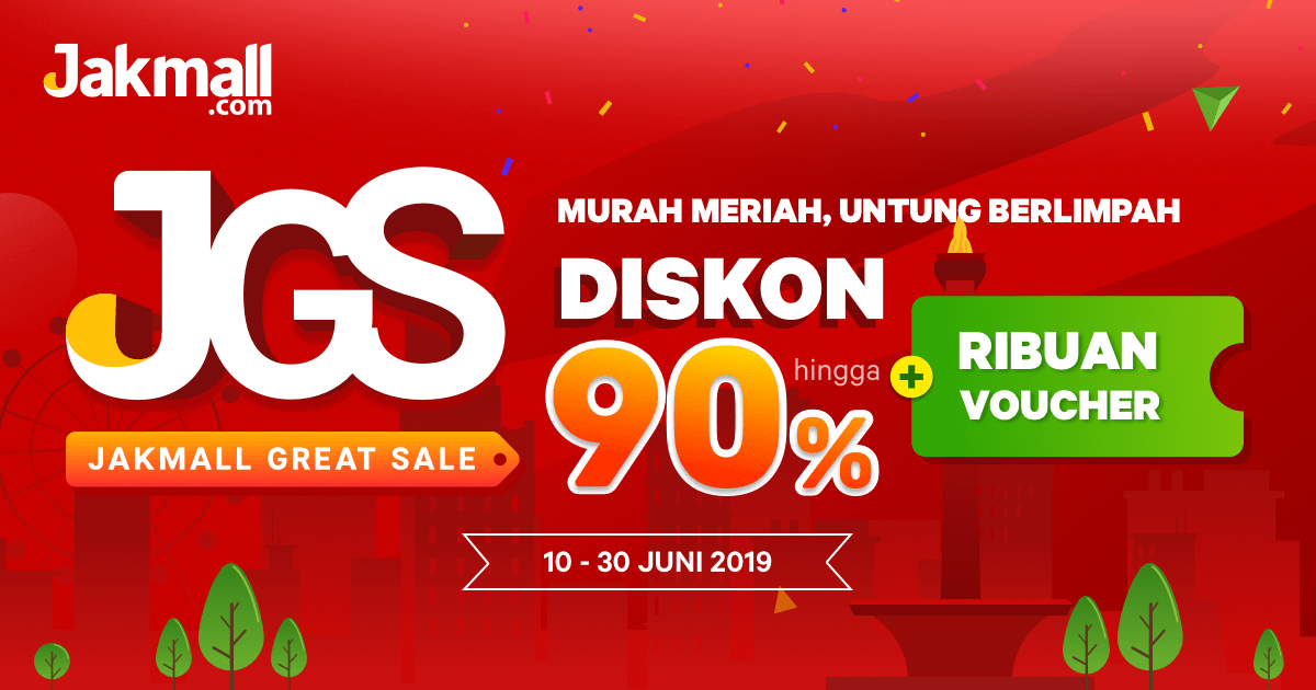 Promo JAKMALL GREAT SALE - Diskon hingga 90% + Ribuan Voucher