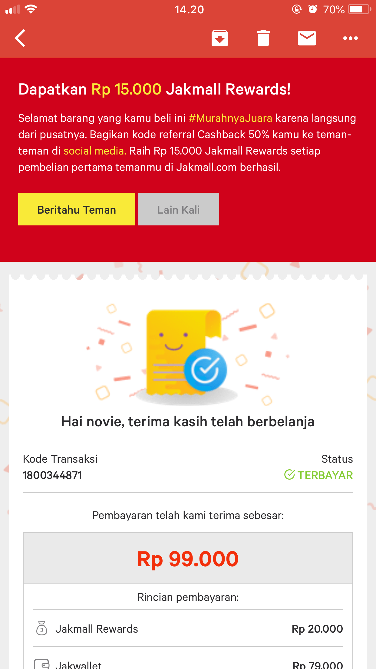 BUKTIKAN JUARANYA | Jakmall.com