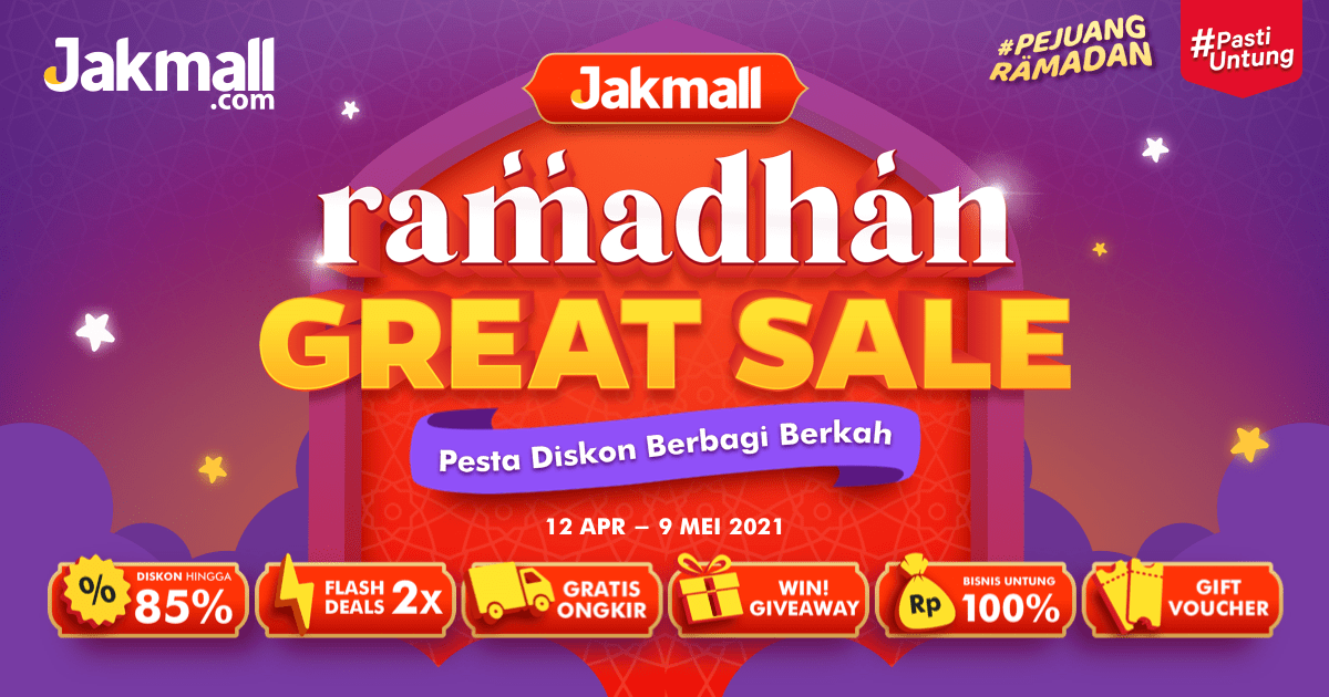 Promo Ramadhan 2021 - Diskon hingga 85%, Flash Deals, & Gratis Ongkir!