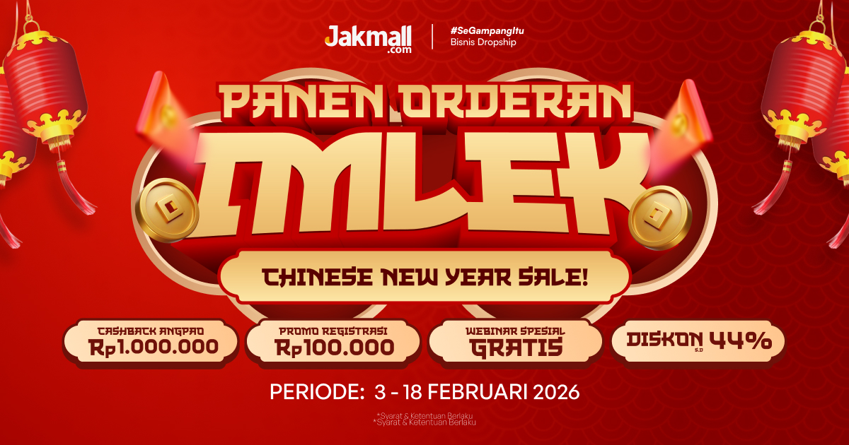 PANEN ORDERAN IMLEK, CNY SALE! DISKON REGISTRASI RP100RB!