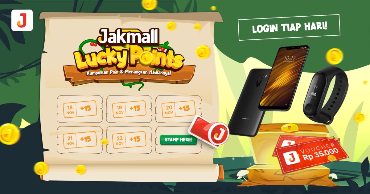 Jakmall Lucky Points - Kumpulkan Poin & Menangkan Hadiahnya!