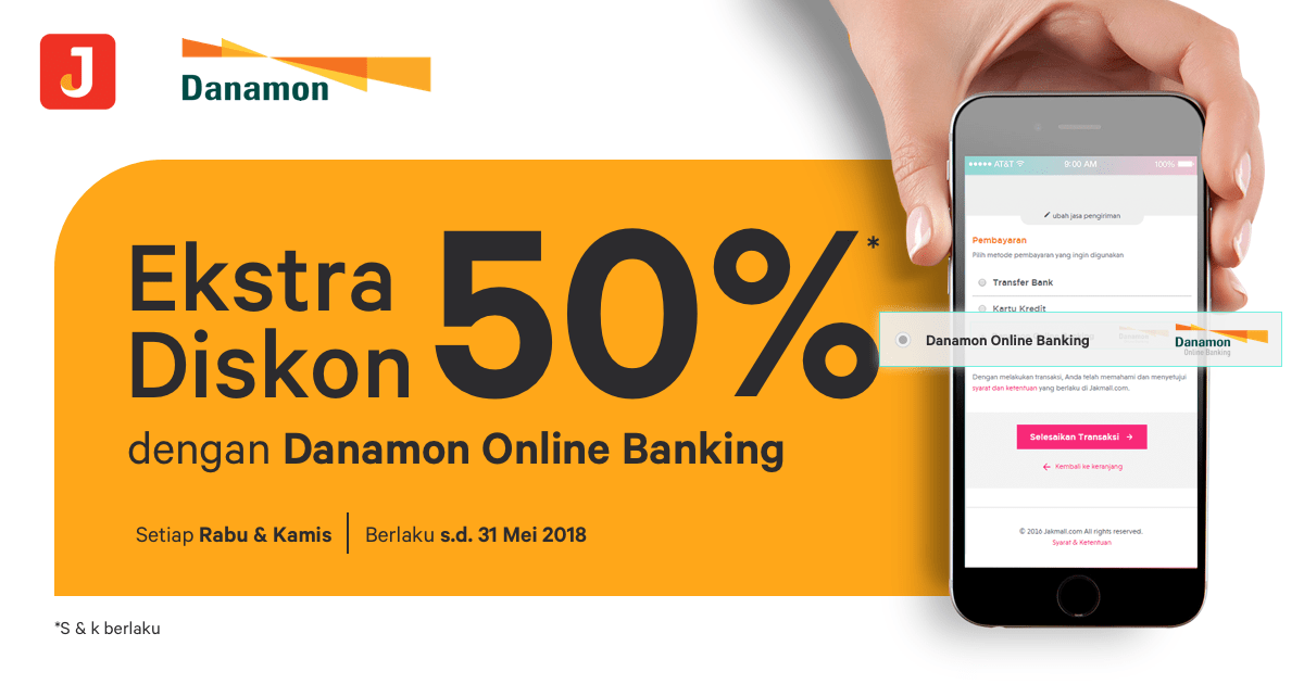 Promo Danamon Online Banking | Jakmall.com
